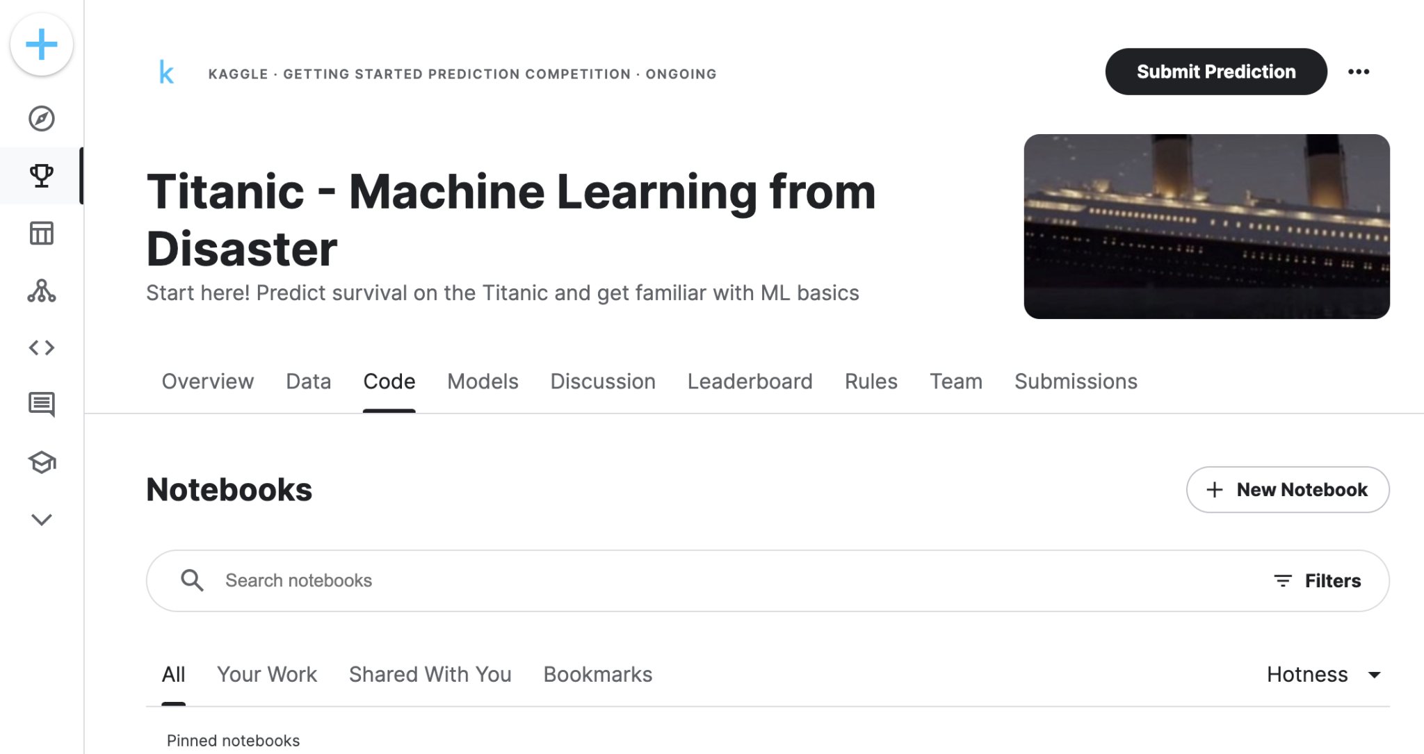 Kaggleってどうやって始めるの？タイタニックコンペを徹底解説！ - DS Media by Tech Teacher